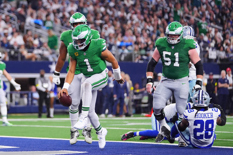 False start: Eagles go scoreless after TDs on their first 3 drives in ...