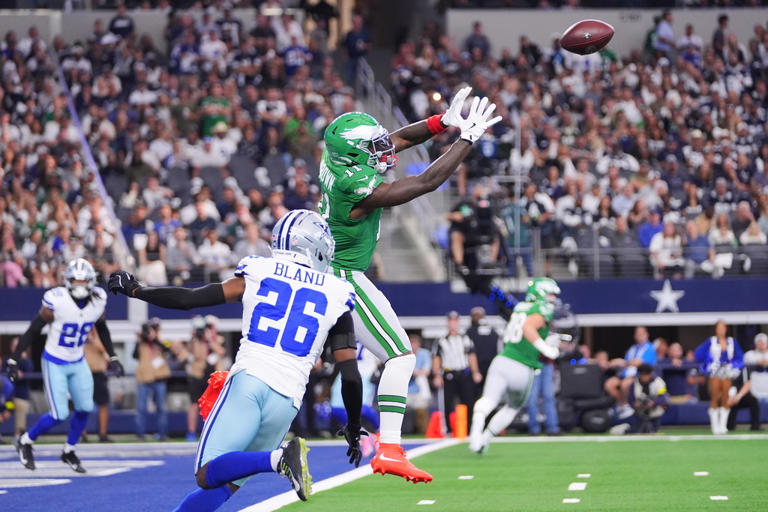 False start: Eagles go scoreless after TDs on their first 3 drives in ...