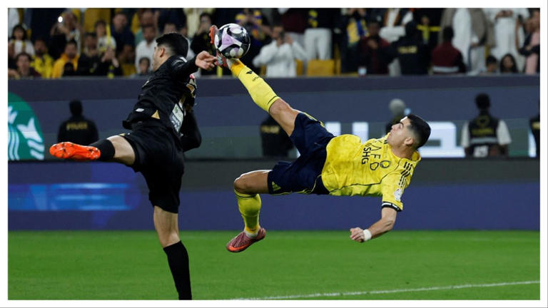 Watch: Cristiano Ronaldo scores breathtaking bicycle kick for Al Nassr