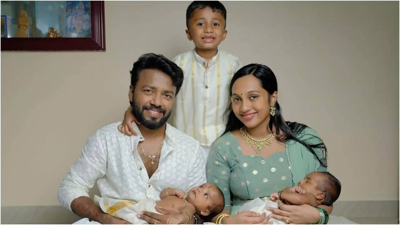 Vishnu Unnikrishnan names his twin babies; actor says, 'Madhavan’s ...