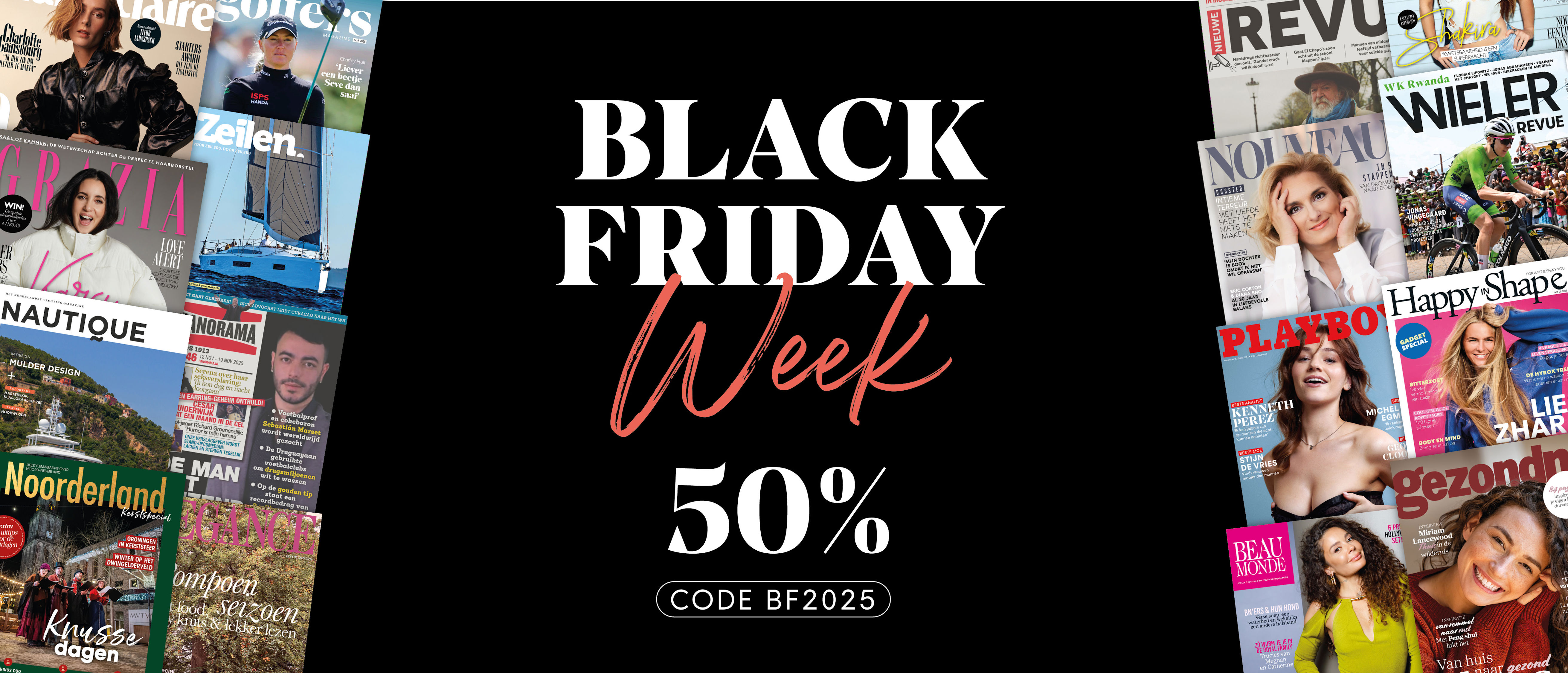 Black Friday Week bij Nouveau: 50% korting op alle abonnementen