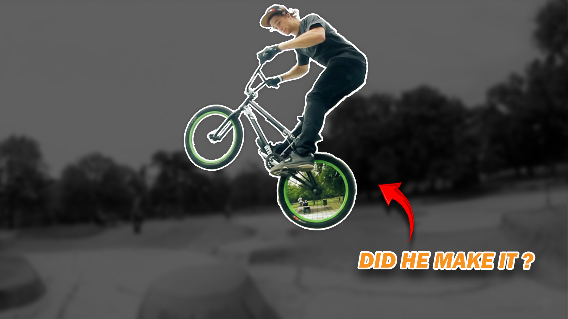 Unexpected Fail During Bike Trick