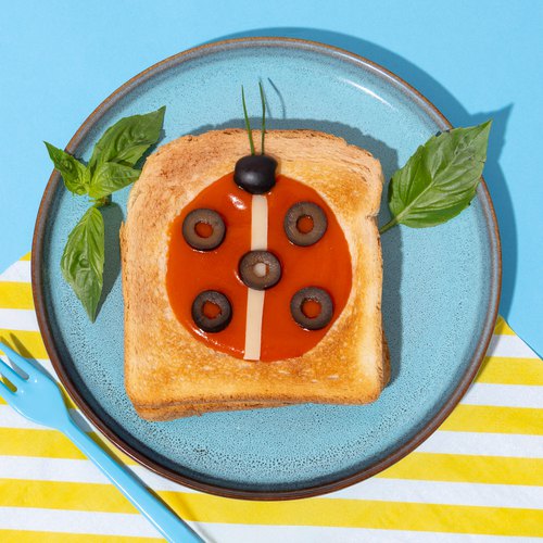 Spotted Ladybug Grilled Cheese Delight