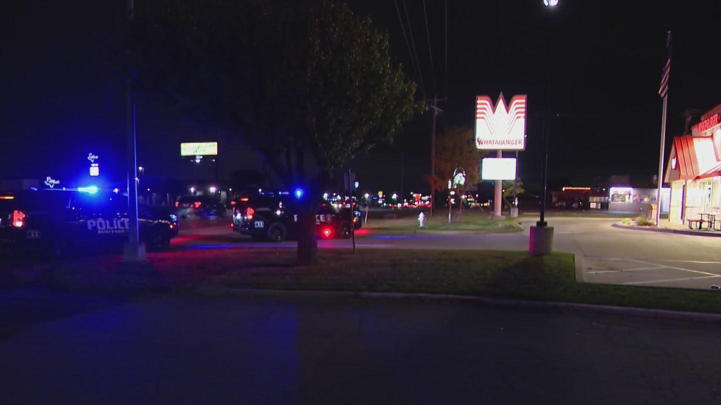 Police investigate potential road rage shooting at Burleson Whataburger