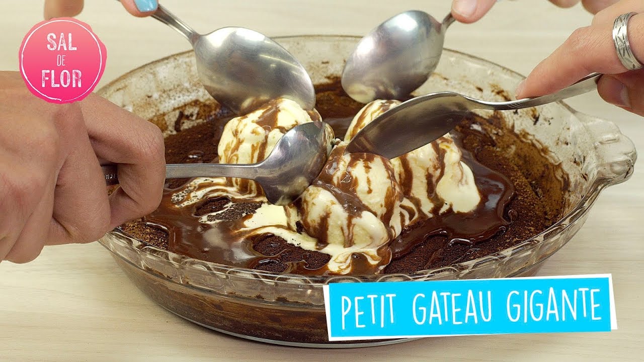 Receita de Petit Gateau Gigante | Sal de Flor