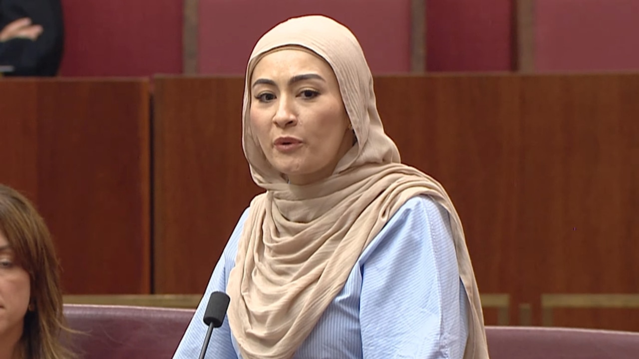 ‘Shame on you’: Hanson’s new burqa stunt