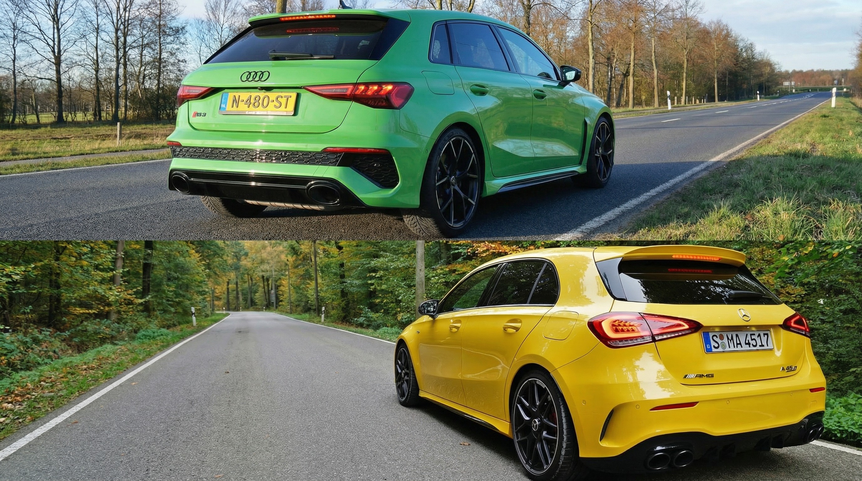 Can the RS3 Beat the A45 S on Autobahn?
