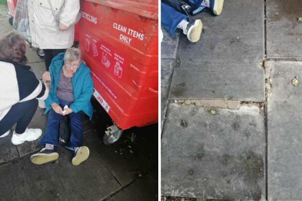 Tourist's plea after suffering broken arm in fall on uneven pavement