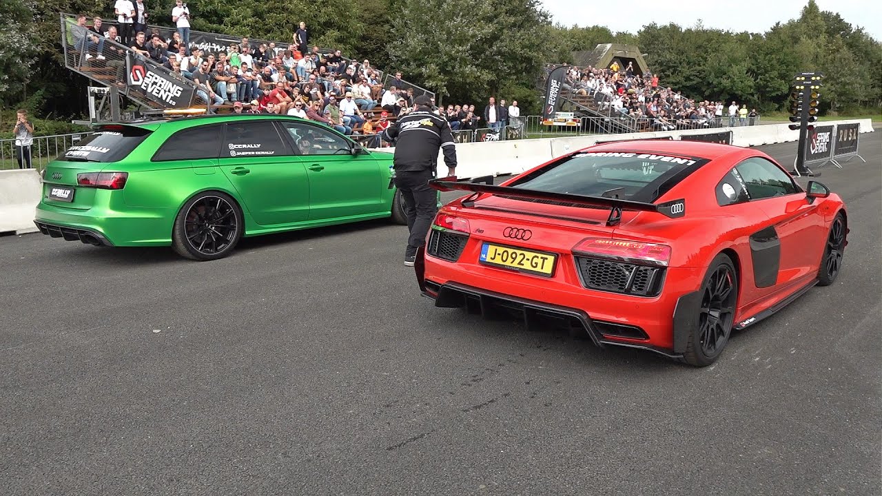 R8 V10 vs ABT RS6-R – Supersportwagen trifft Power-Kombi