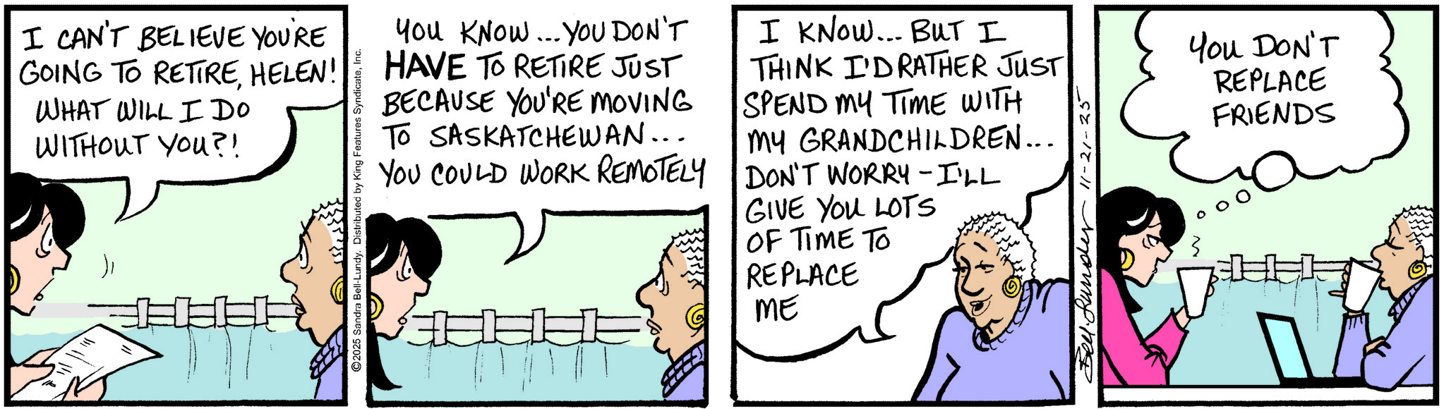 Between Friends by Sandra Bell-Lundy