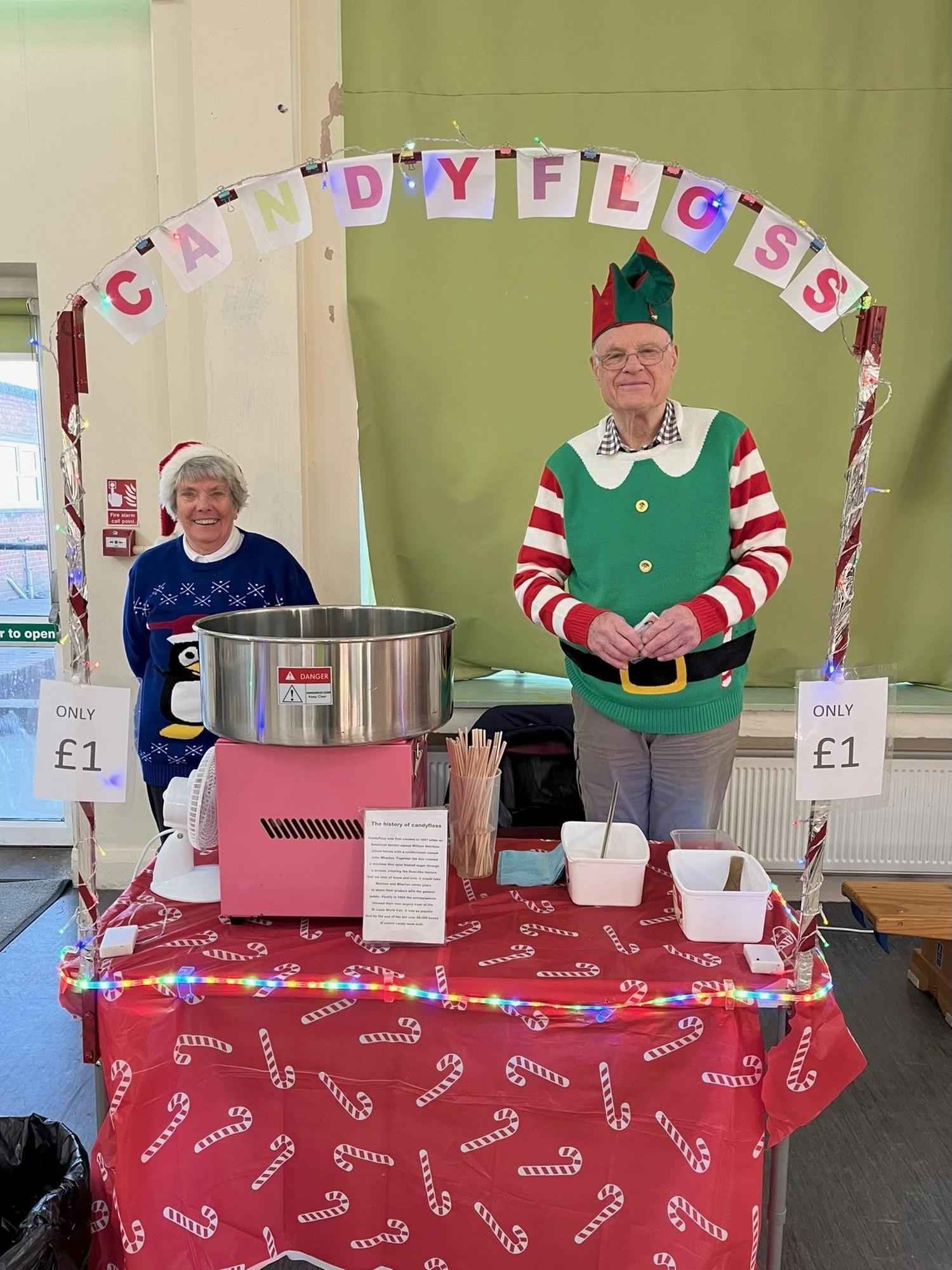 Candy floss couple spin sugar into £2,000 for Horsham schools