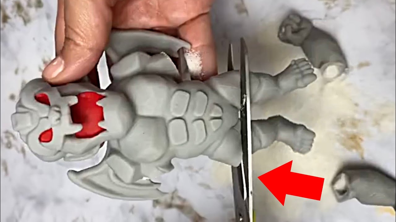 Mom gets mad after I cut open all my squishes