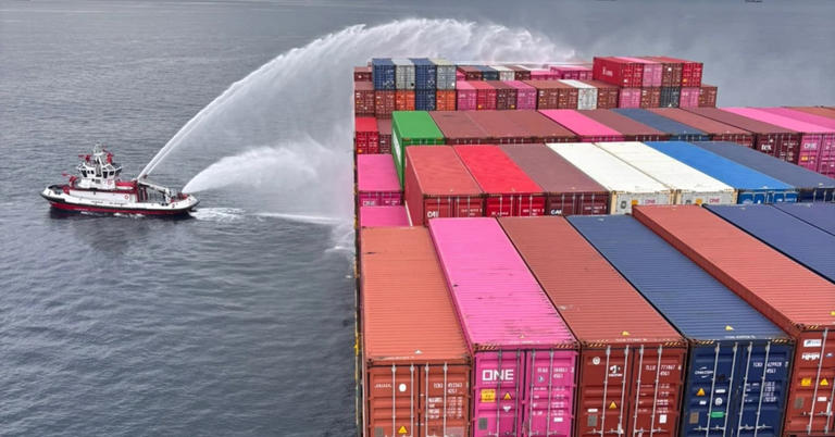 Trump administration unresponsive after container ship fire, Port of ...