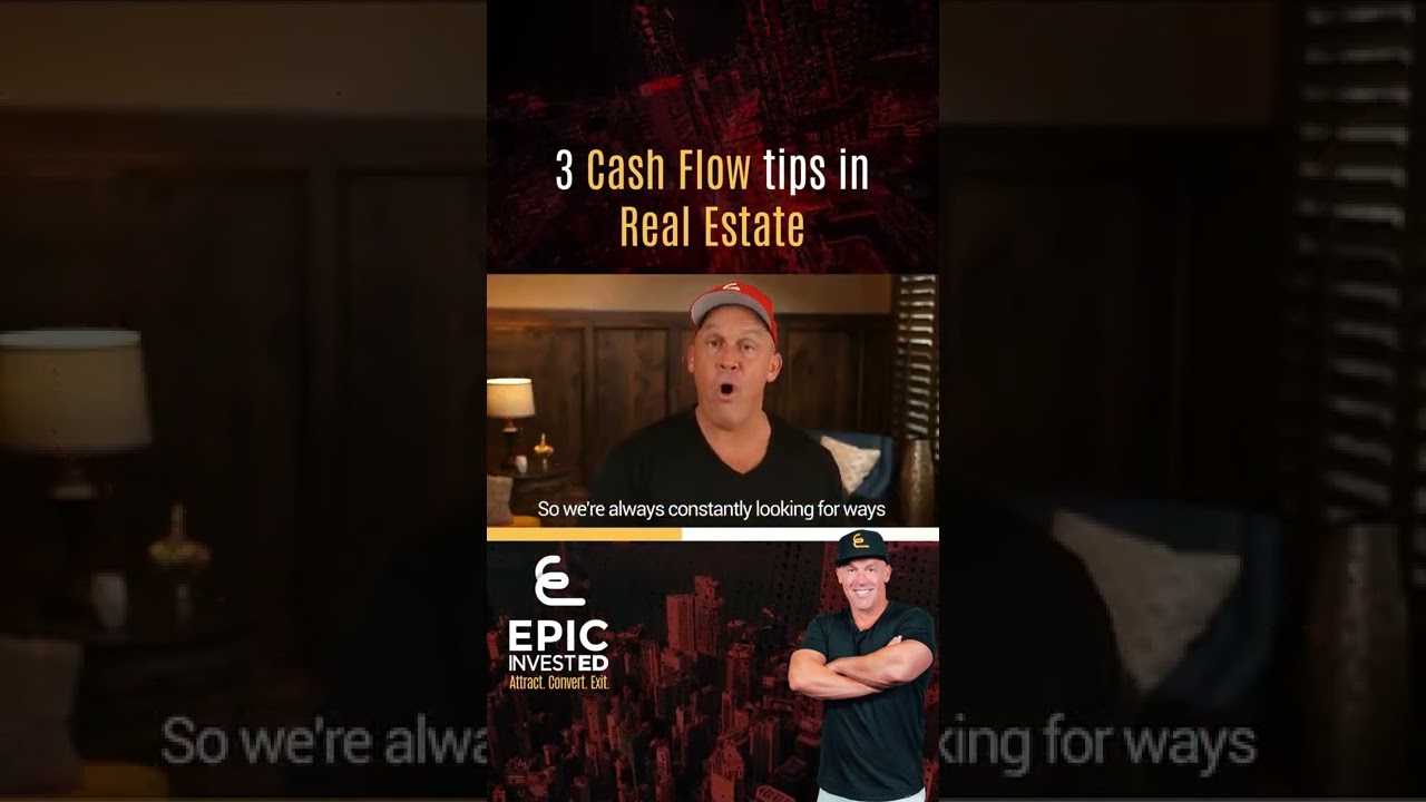 3 cash flow tips to apply to real estate