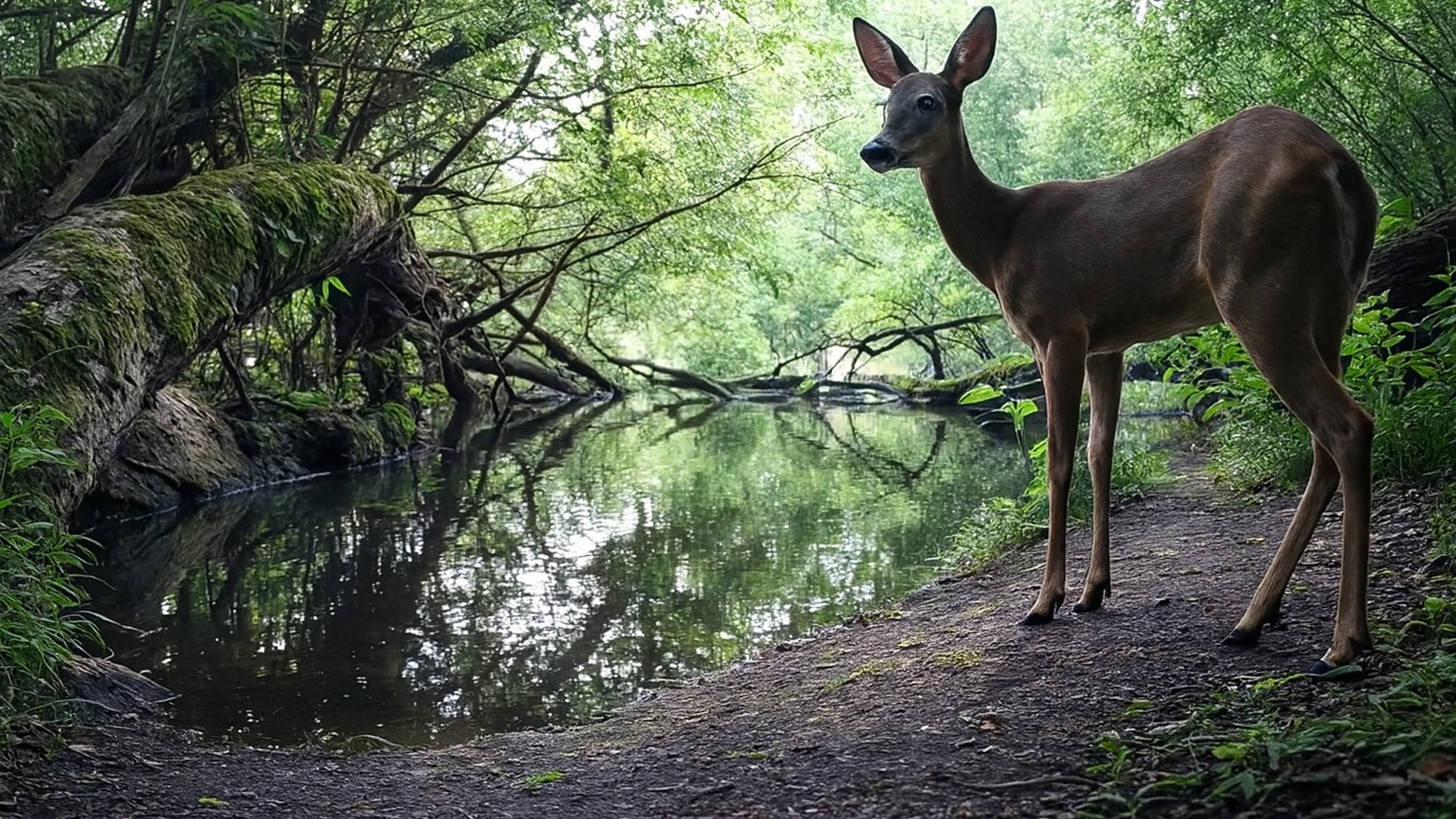 Hidden Camera By The River Reveals Unexpected Moments