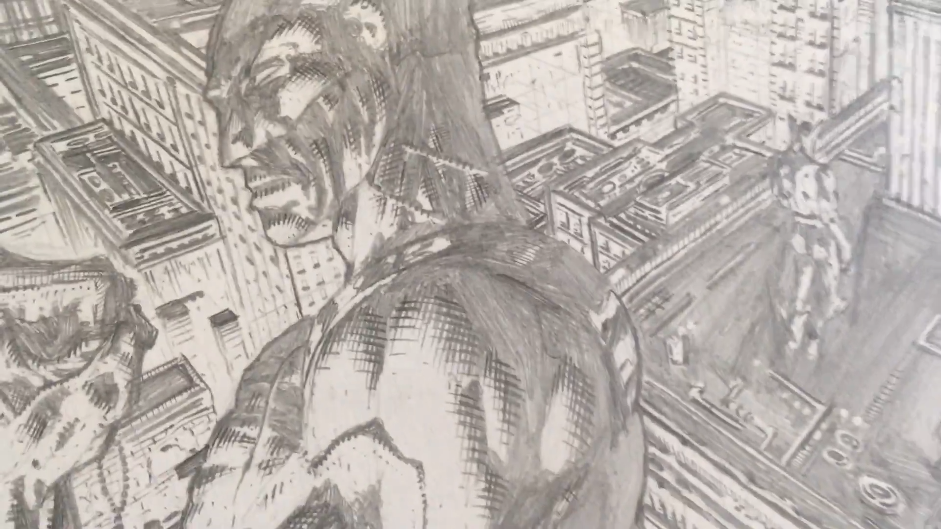 Drawing an entire city in just 30 minutes