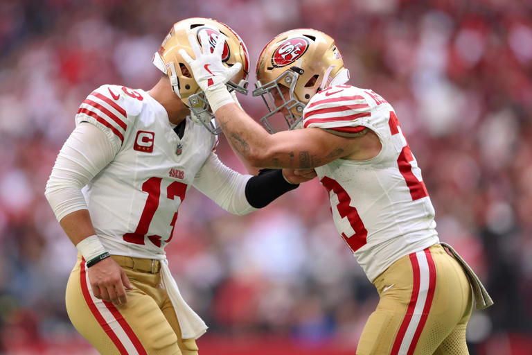 Data shows Brock Purdy's supporting cast isn't as elite as advertised