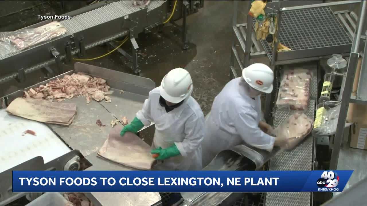 Tyson Foods closing beef processing plant in Nebraska