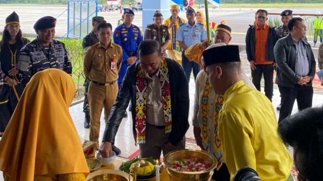 Pangkoarmada RI Tiba di Pangkalan Bun, Resmikan Mako Lanal Kumai untuk ...