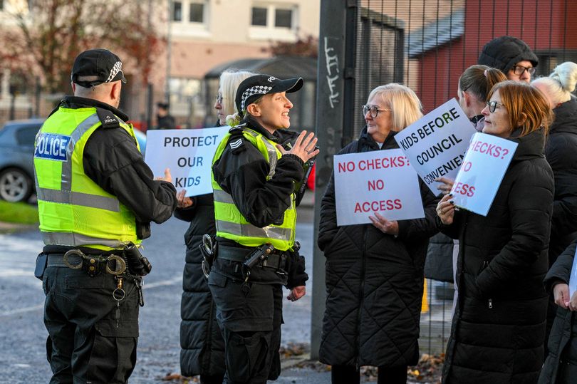 Protests at Scots primary school over "toxic" claims unvetted migrants ...