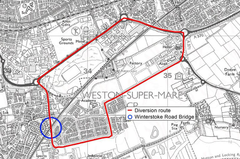 Bridge in Weston-super-Mare used by 20,000 drivers a day to close until ...