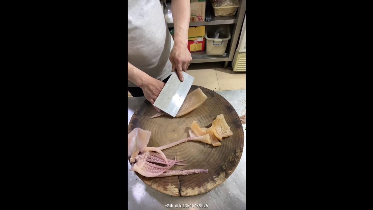 Cutting Squid Into Perfect Portions