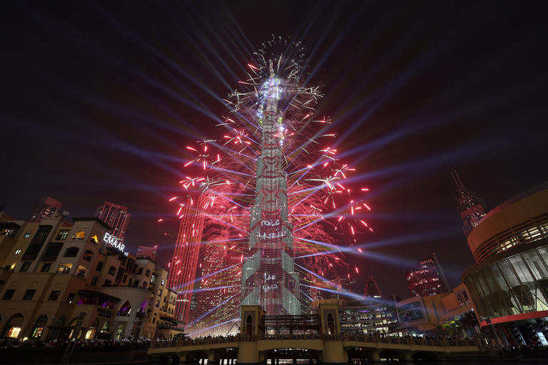 Week-long New Year celebrations in Downtown Dubai, home of the Burj ...