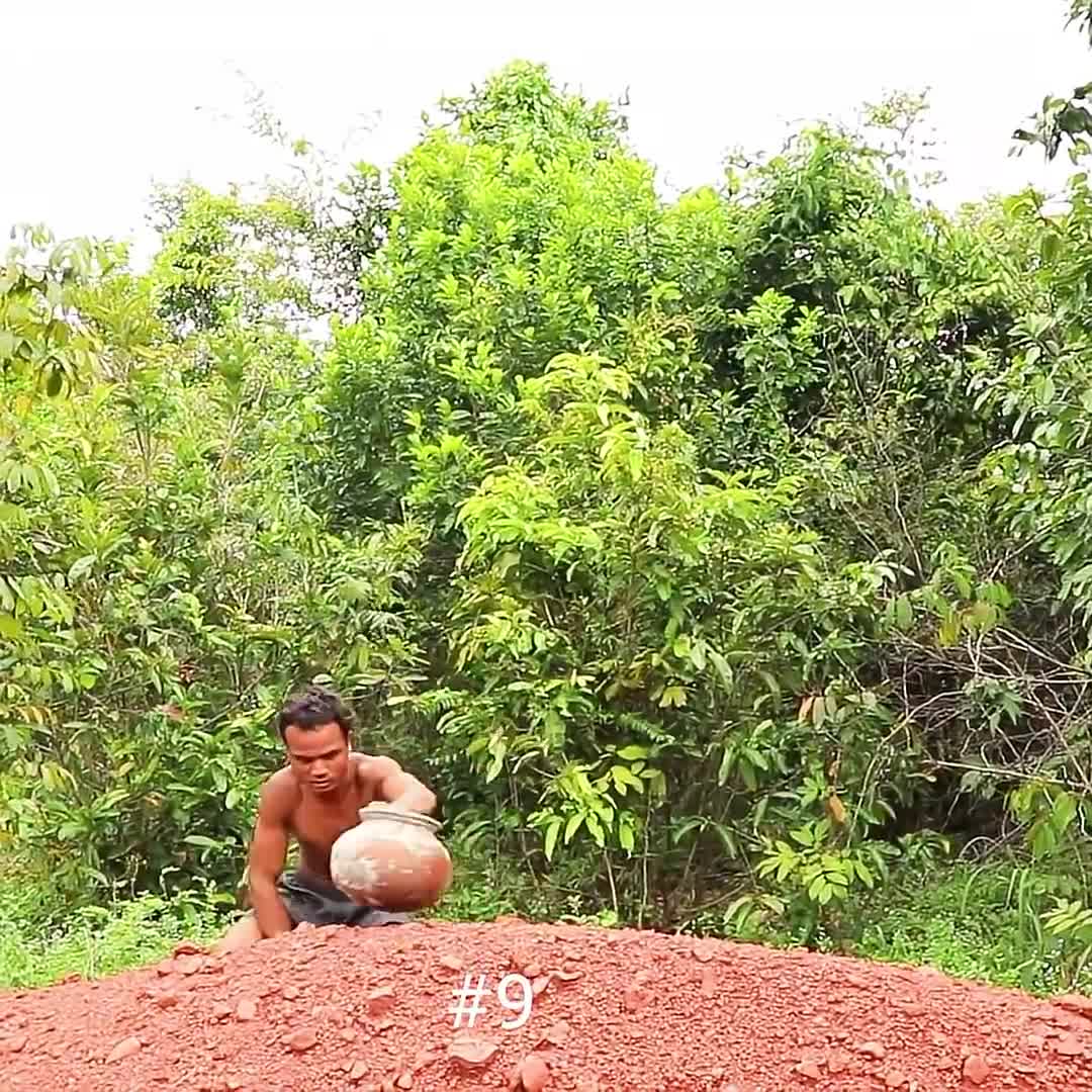 From dirt to dream pool in the jungle!