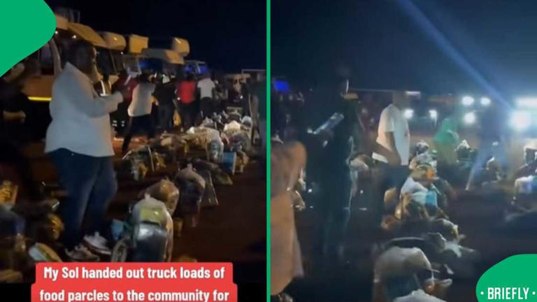 MySol staff handed out food parcels to residents, sparking admiration ...