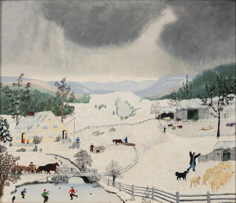 In Her 70s, Grandma Moses Began Painting Lovely Scenes of Rural Life ...