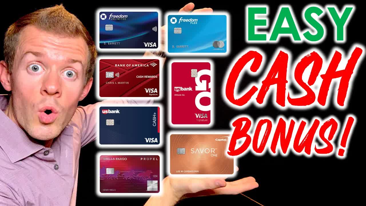 7 EASY Credit Card SIGNUP BONUSES! (Best Cash Back Credit Card Bonus 2020)