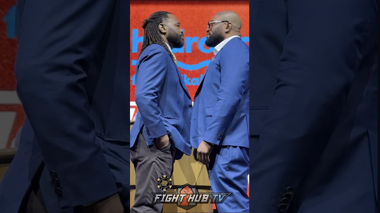 Rampage Jackson STEPS TO Evans at first face-off for boxing match!