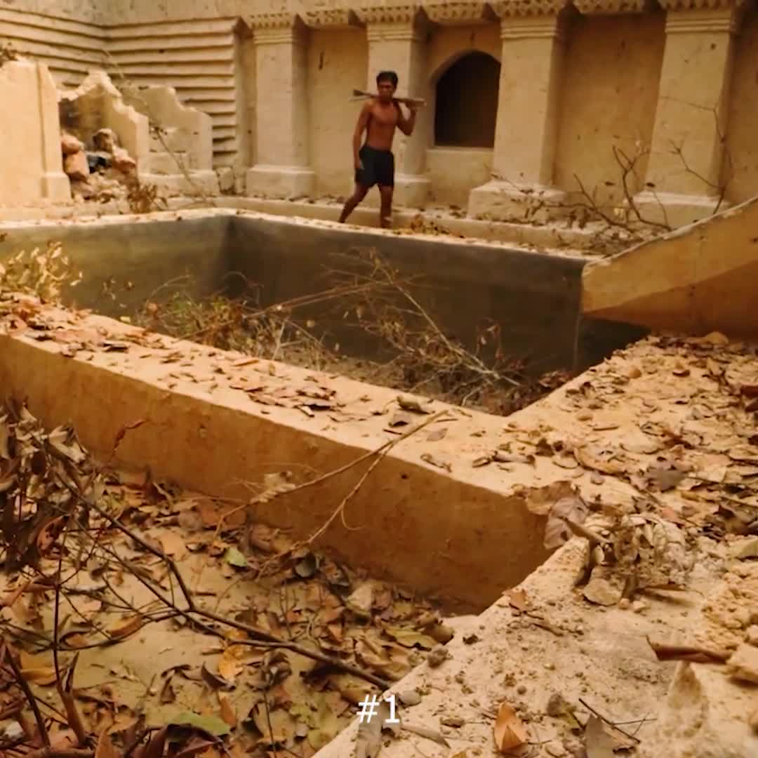 He built a secret temple in the jungle!