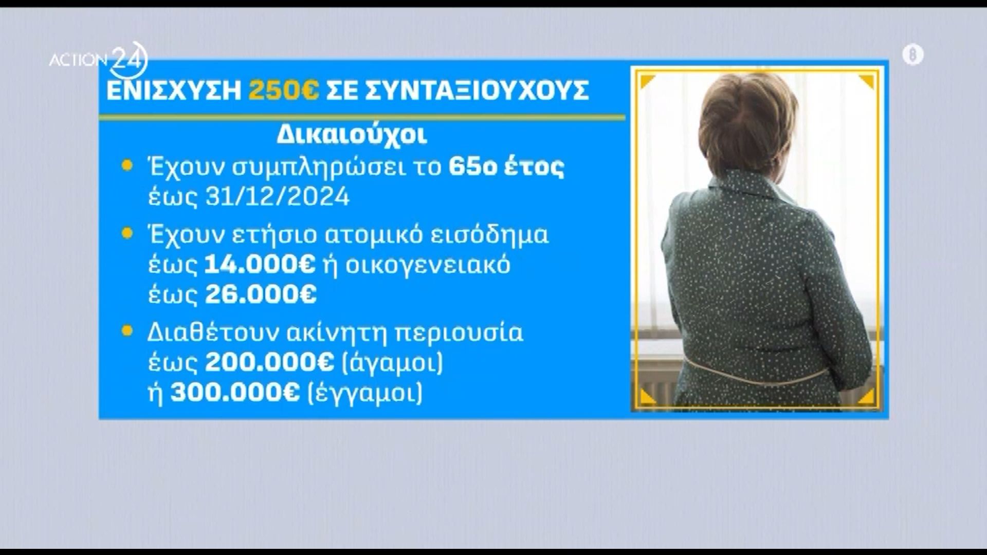 Συνταξιούχοι: Ποιοι θα πάρουν το επίδομα των 250€
