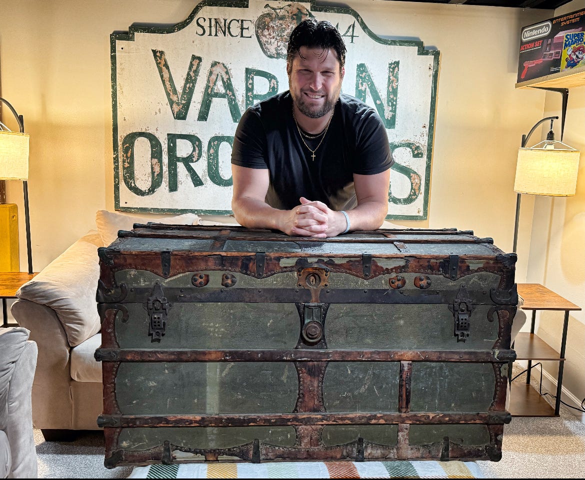 Local treasure hunter hopes to preserve Ida McKinley's travel trunk