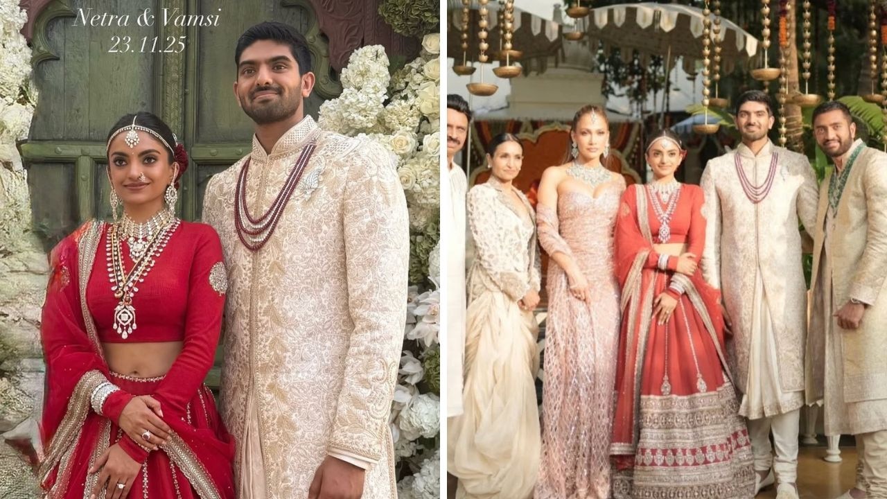 Netra Mantena and Vamsi Gadiraju's wedding was a style spectacle