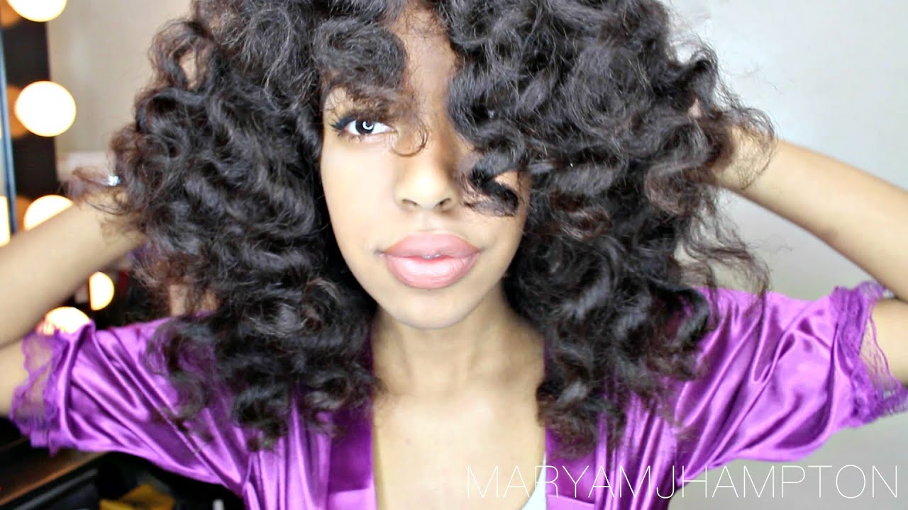 How to get voluminous curly hair with Bantu knots | Step-by-step ...