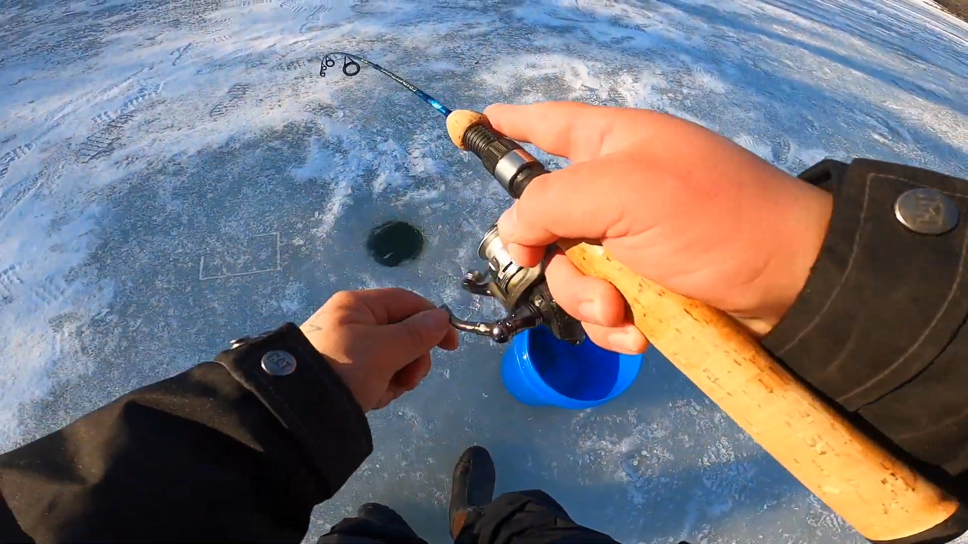 Ice fishing West Virginia’s hidden lake monsters