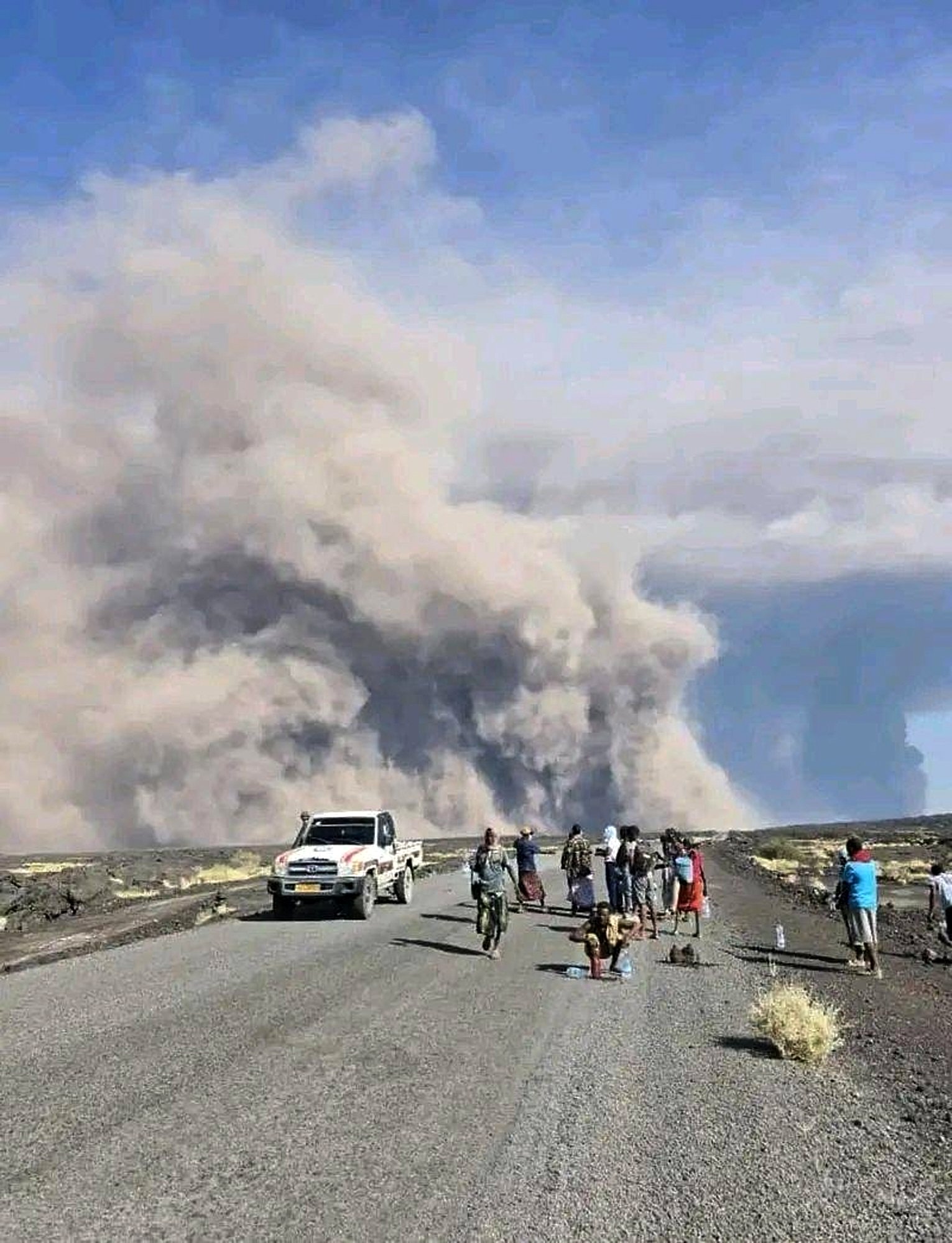 Dormant Ethiopian volcano erupts after 10,000 years