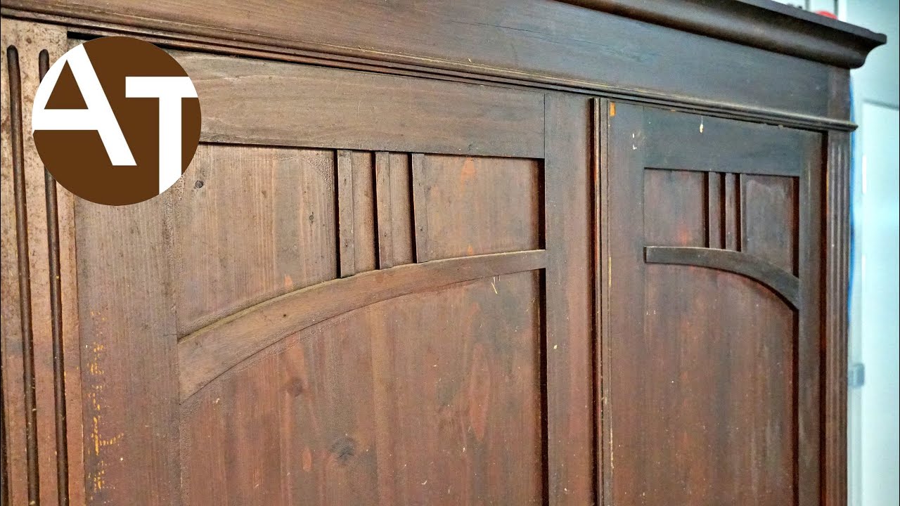 Restoring a 110-year-old wardrobe