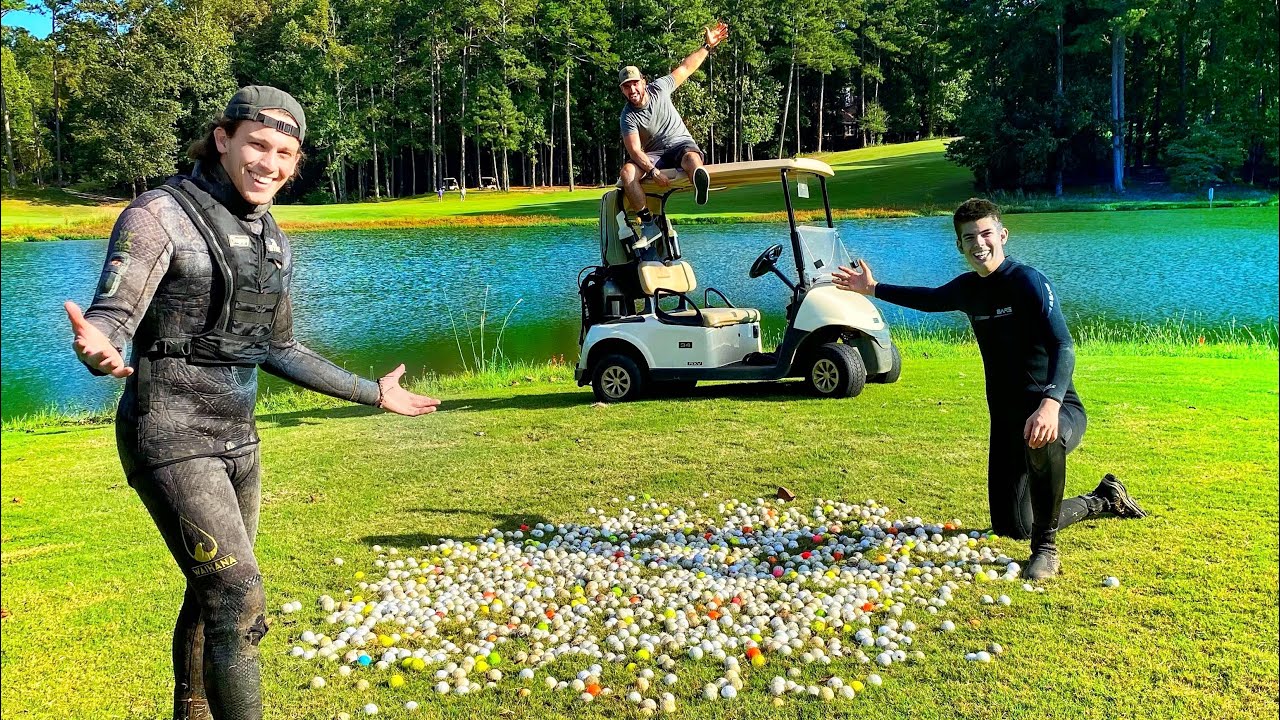 I dived for $10,000 in golf balls! 🏌️‍♂️💰