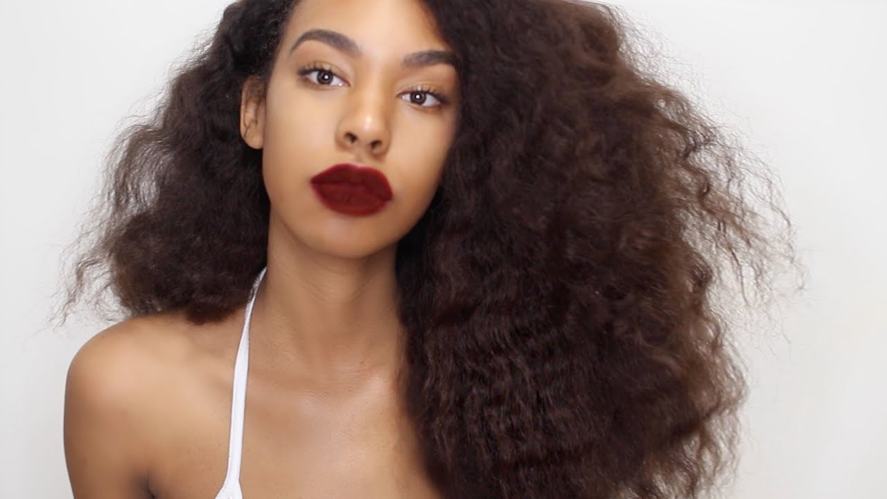 How to get a voluminous fluffy braid out | Maryam J Hampton natural ...