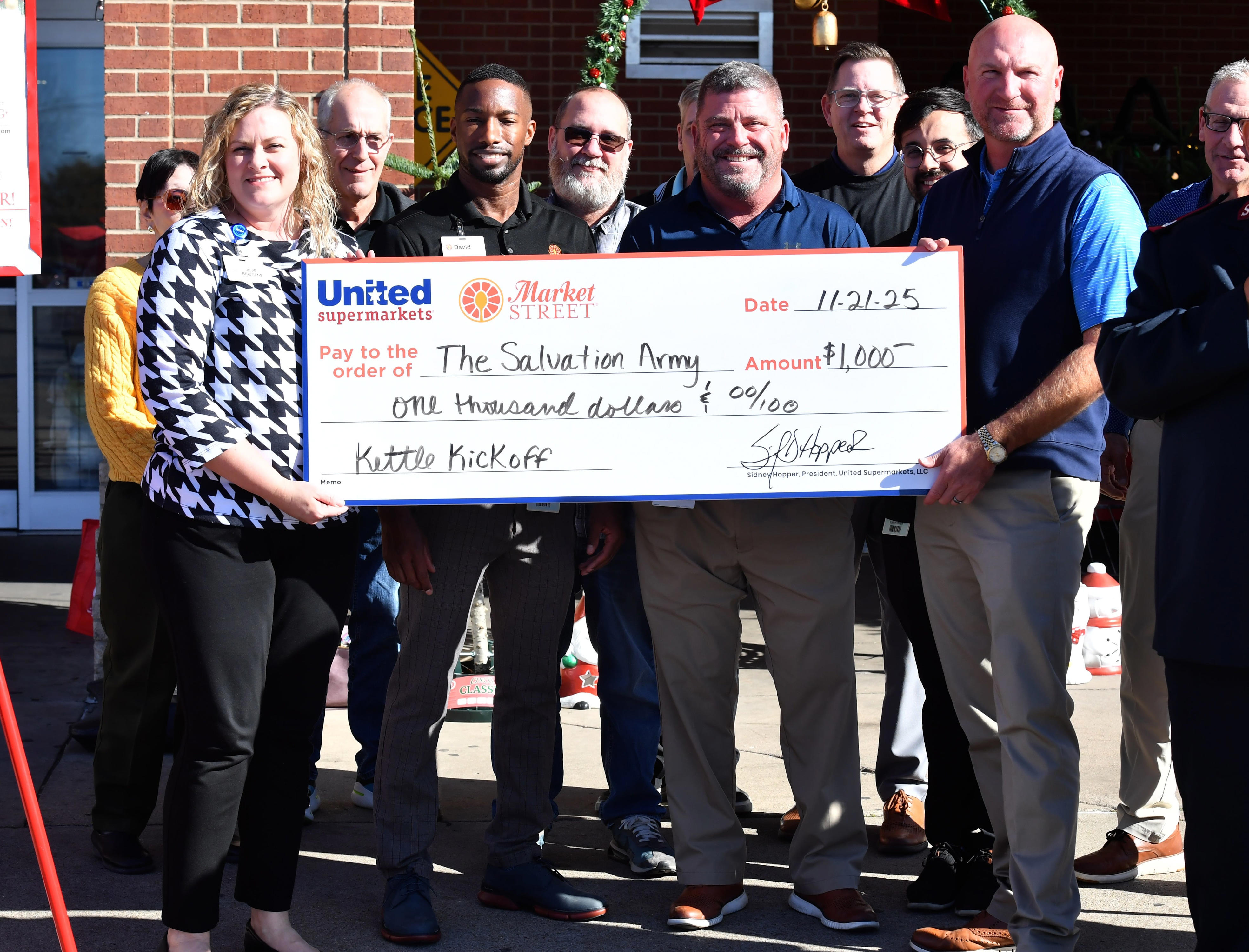 2025 Red Kettle Bell Ringing Campaign kick off