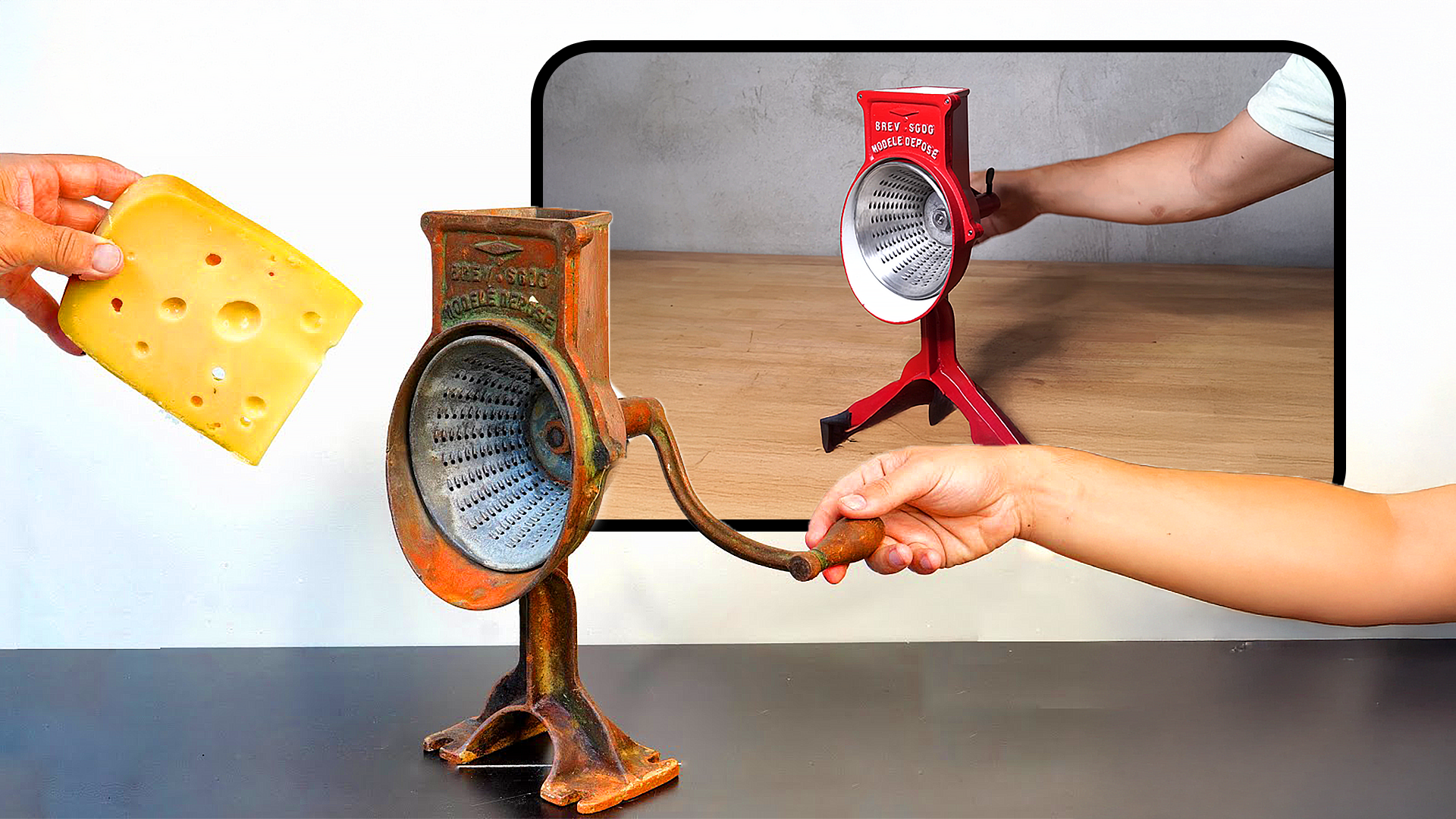 I restored an old cheese grater! 🧀