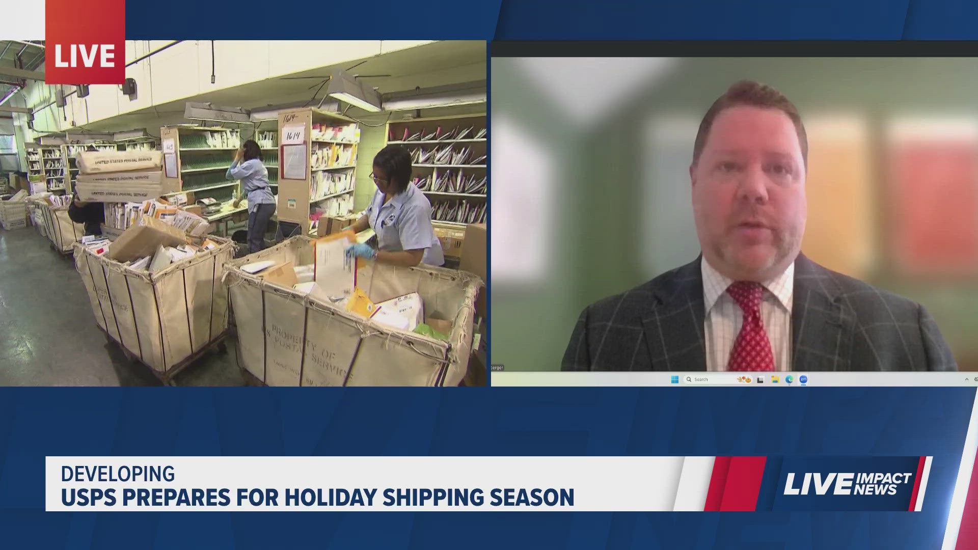 USPS prepares for holiday shipping season