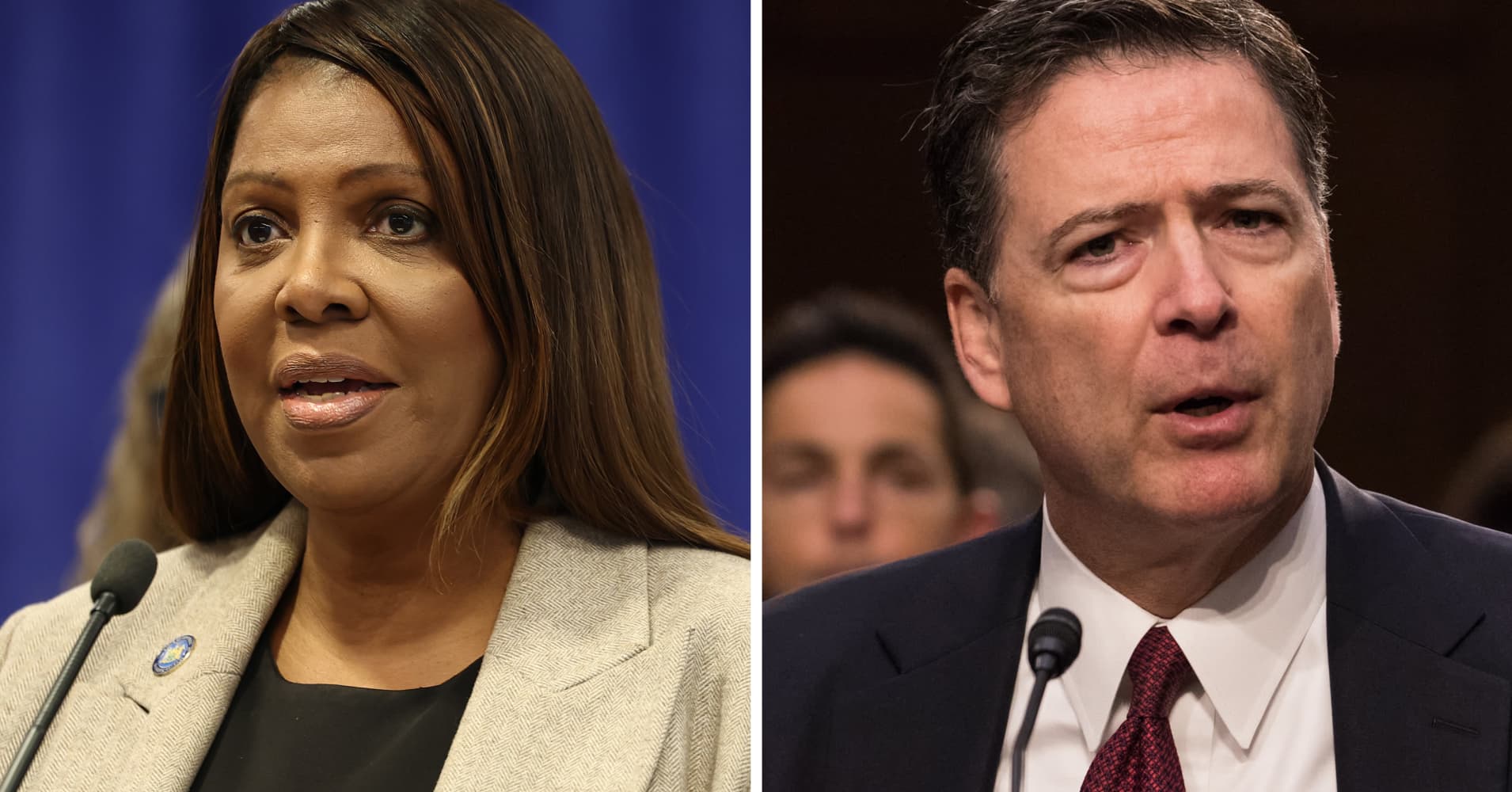 Judge dismisses James Comey and Letitia James cases over 'unlawful ...