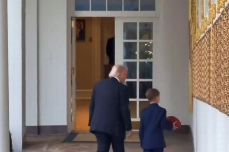 Donald Trump sparks fresh health fears as he's seen dragging leg and ...