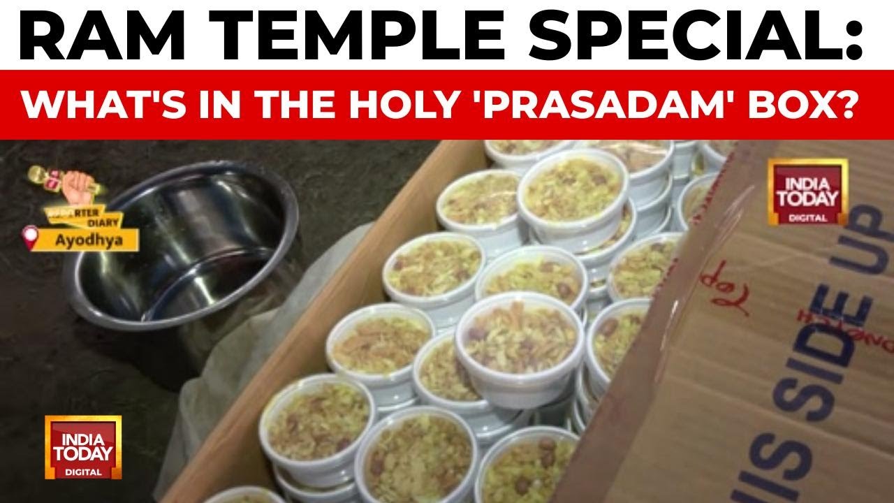 Special Report: A Look Inside The Making Of 'Prasadam' For Ayodhya's ...