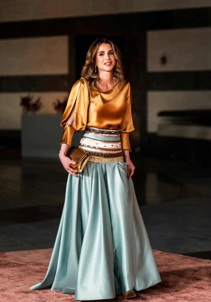 Queen Rania and Sheikha Moza shine with their most spectacular looks at ...