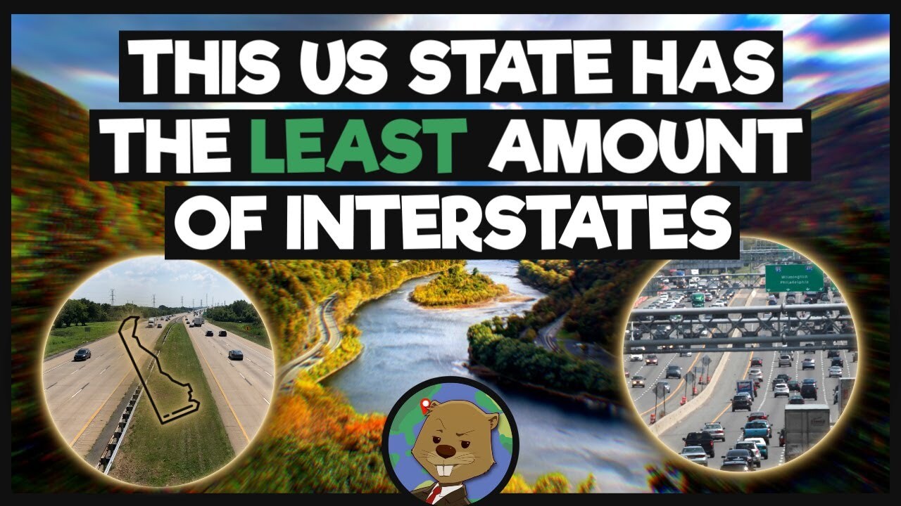 Which US State Has The Least Interstate Highways?